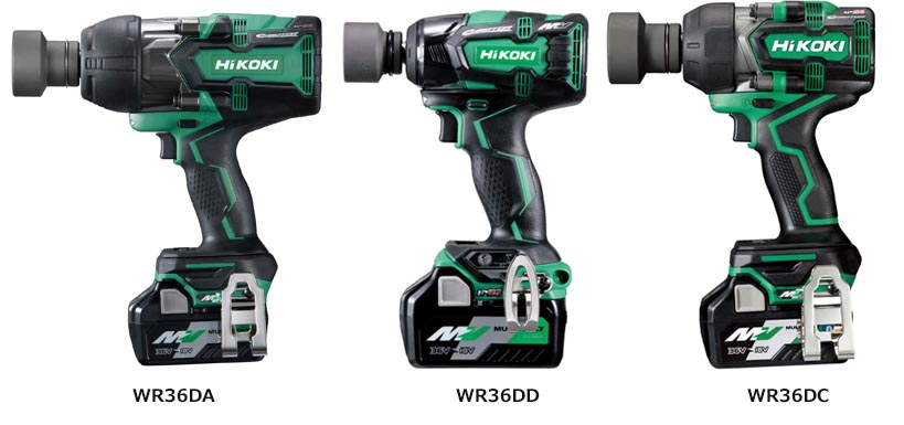 HiKOKI WR36DD(2XP) 36Vマルチボルト コードレスインパクトレンチを【徹底解説】